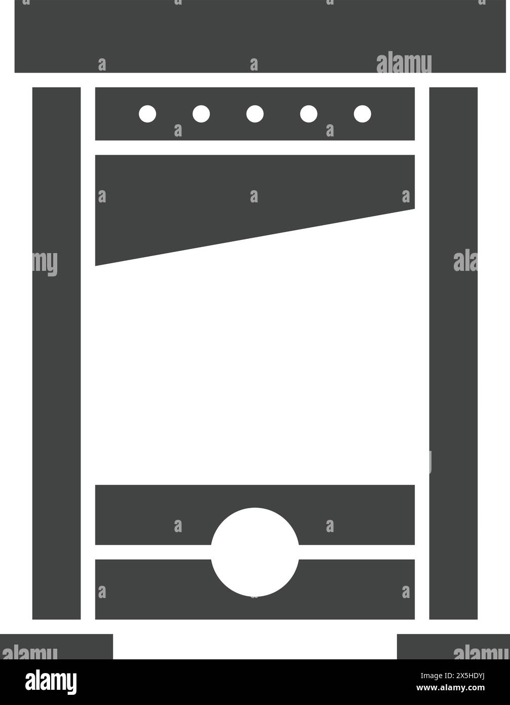 Guillotine icon vector image. Suitable for mobile application web application and print media ...