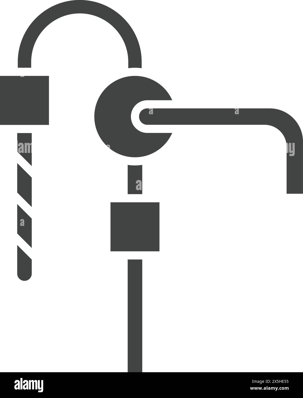 Hand Pump icon vector image. Suitable for mobile application web ...