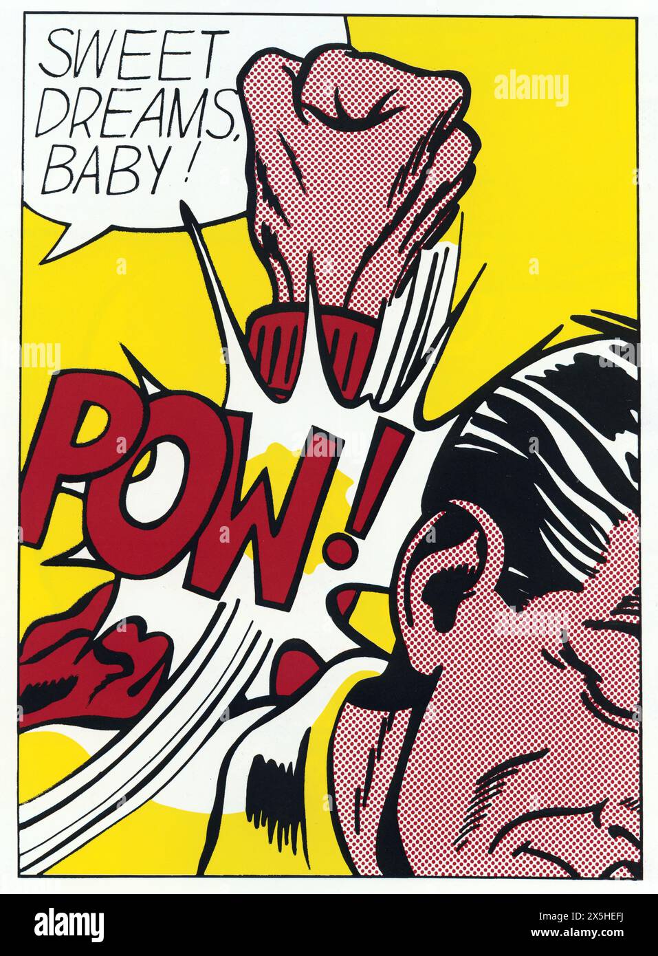 Sweet Dreams Baby!, 1965, pop art by Roy Lichtenstein Stock Photo - Alamy