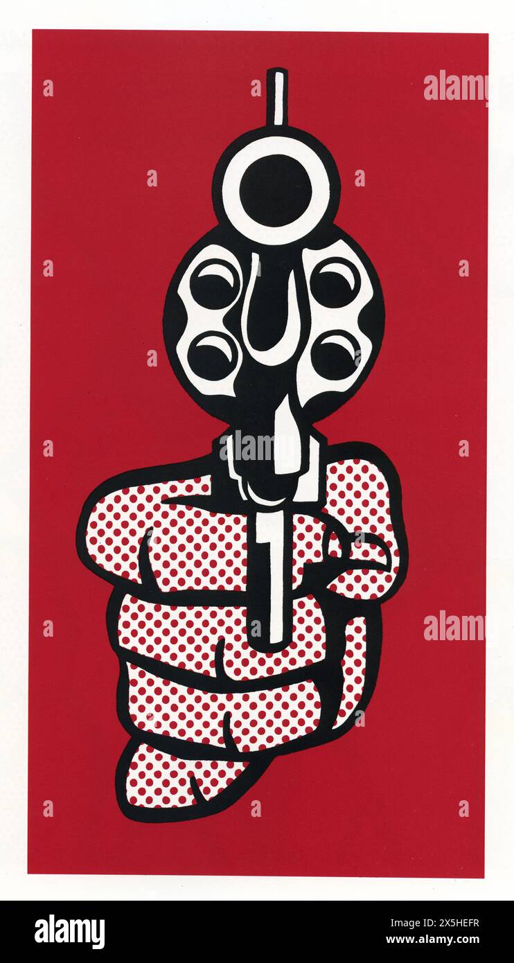 Pistol, 1964, pop art by Roy Lichtenstein Stock Photo - Alamy