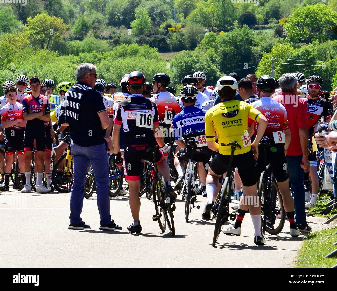 Bike Race Bolazec, Finistere, France, Circuit du Serpent, La Course ...