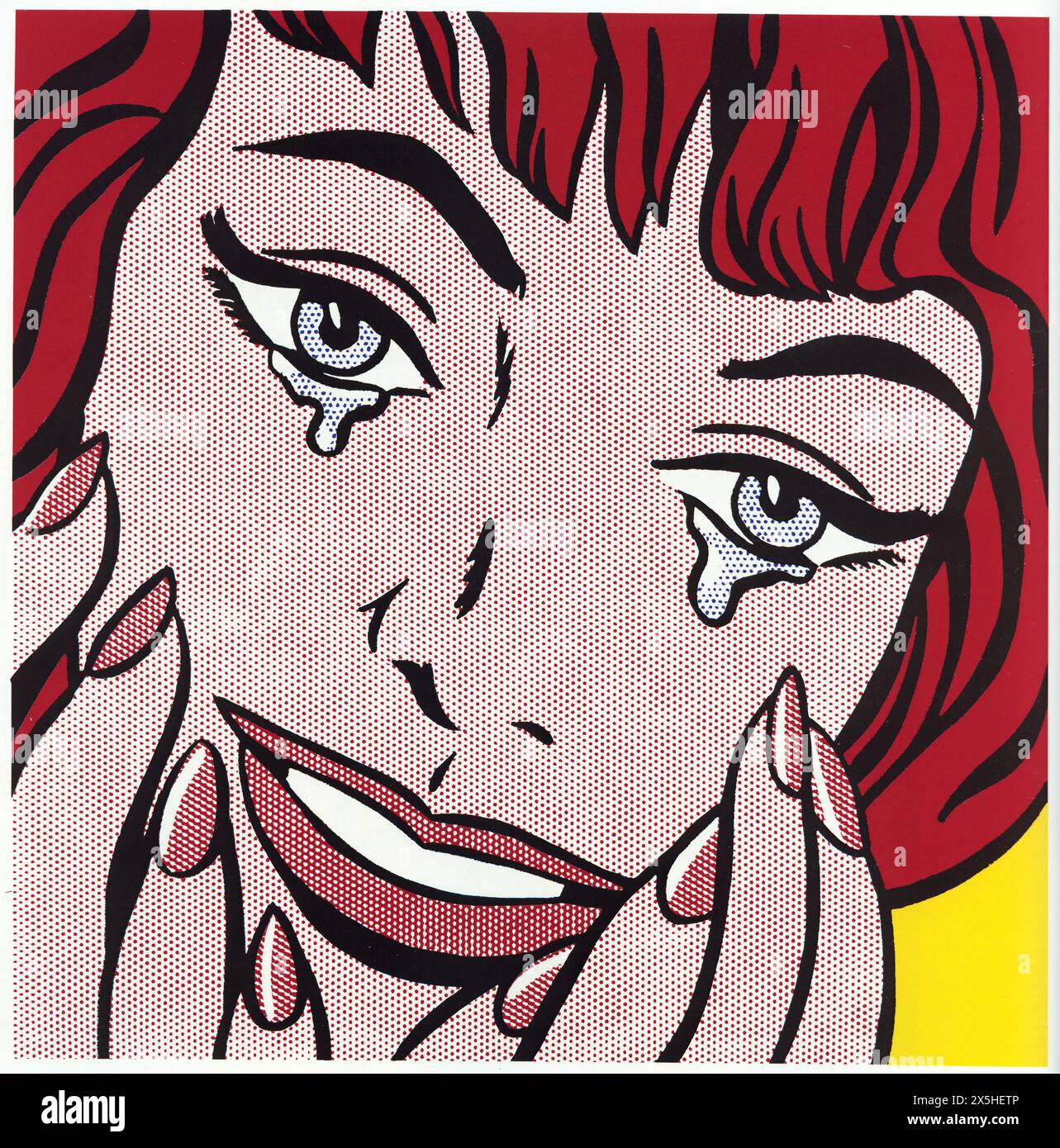 Happy Tears, 1964, pop art by Roy Lichtenstein Stock Photo - Alamy