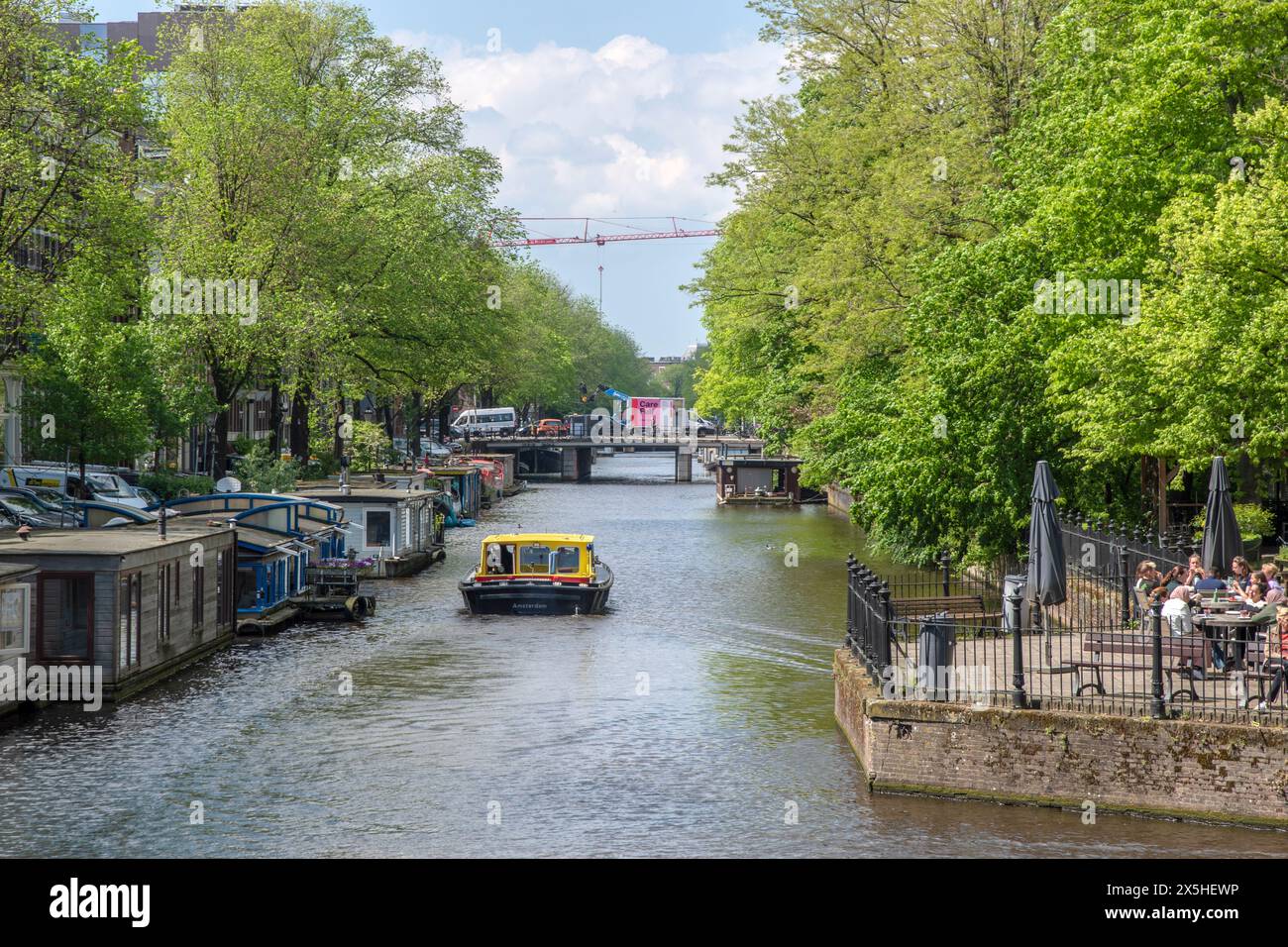 View From The Ben Polakbrug At Amsterdam The Netherlands 7-5-2024 Stock ...
