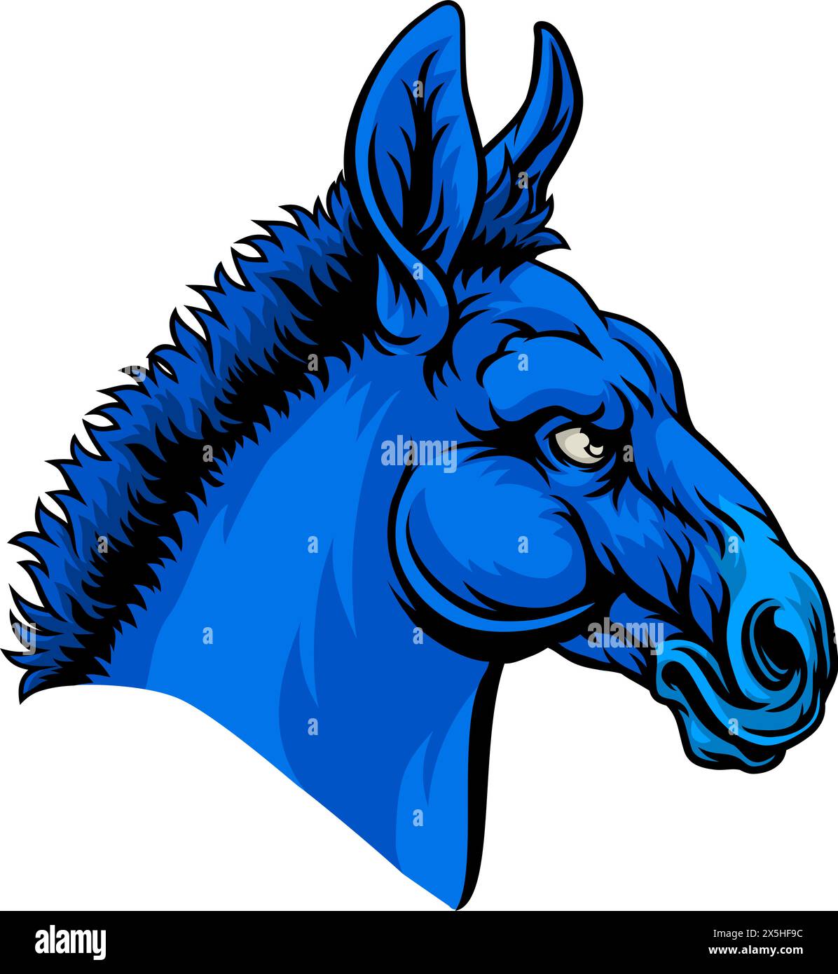 Democrat Donkey Election Political Party Politics Stock Vector Image ...