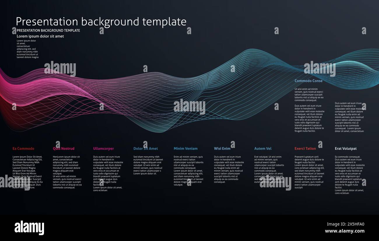 Background Abstract Lines Waves Pattern Design Stock Vector Image & Art - Alamy