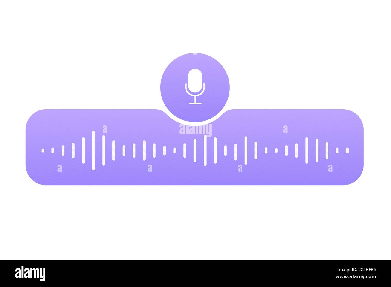 Sound record wave, talk, voice chat, phone app screen, audio player ...
