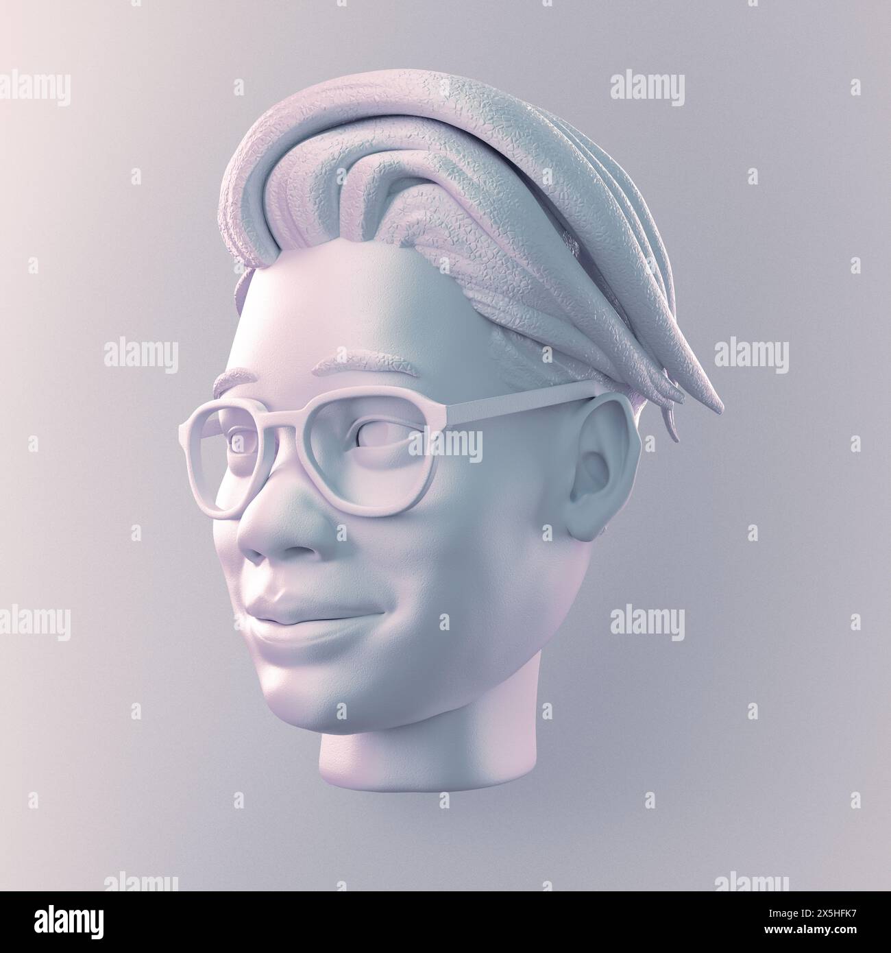 Portrait bright positive young hi-res stock photography and images - Alamy