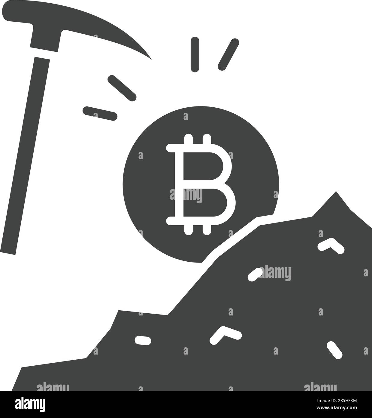 Mining icon vector image. Suitable for mobile application web application and print media Stock ...