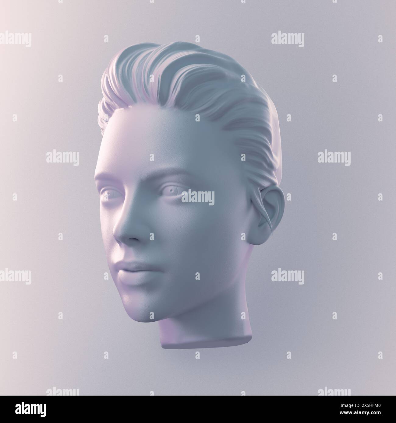 3d women face hi-res stock photography and images - Alamy