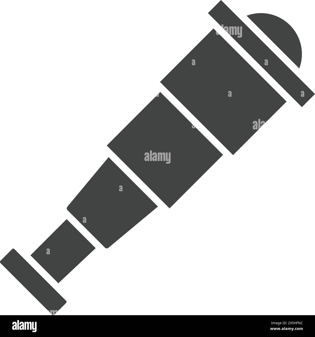 Monocular icon vector image. Suitable for mobile application web application and print media ...