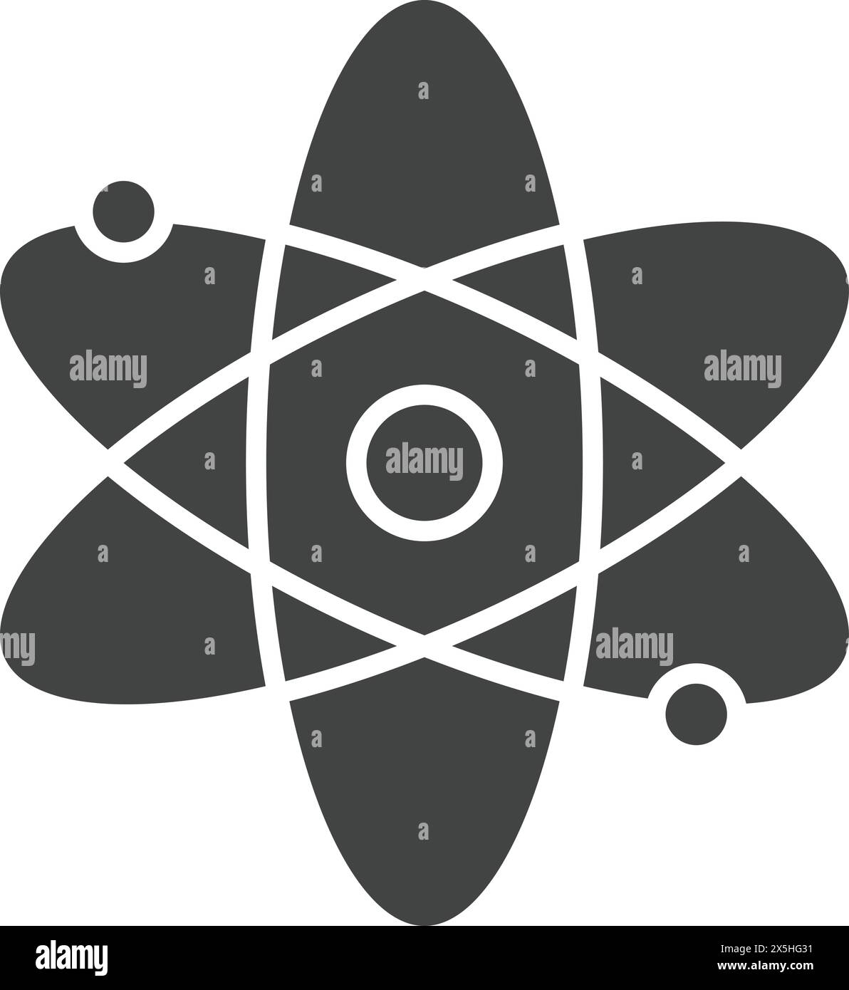 Nuclear icon vector image. Suitable for mobile application web ...