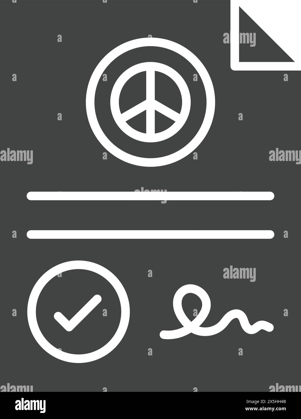 Petition icon vector image. Suitable for mobile application web application and print media ...