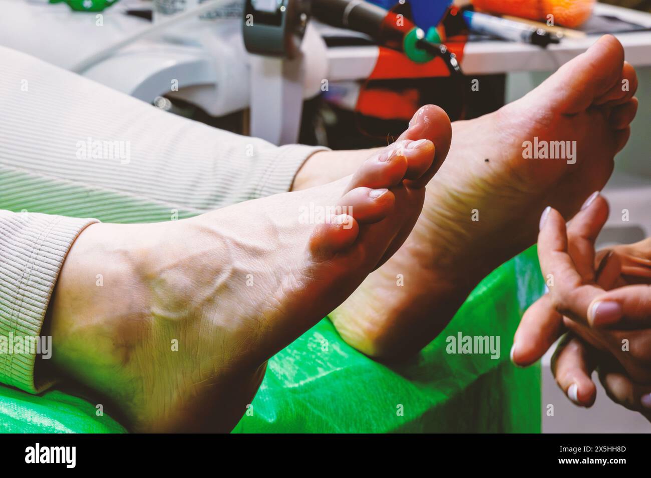 Cosmetic procedures on toes hi-res stock photography and images - Alamy