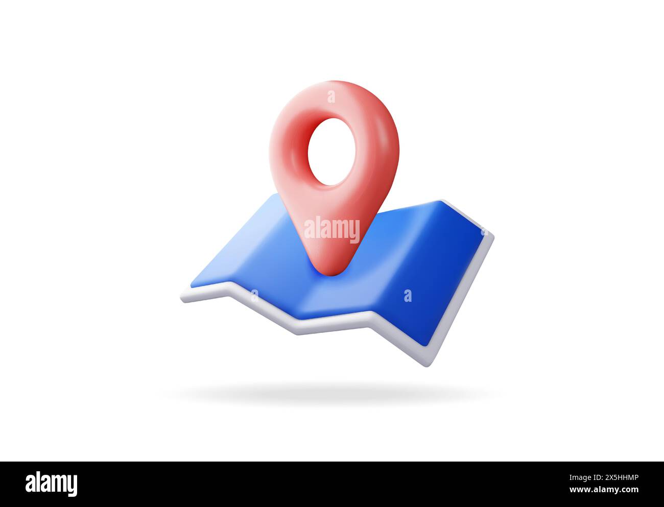 3d render map pin Stock Vector Images - Alamy