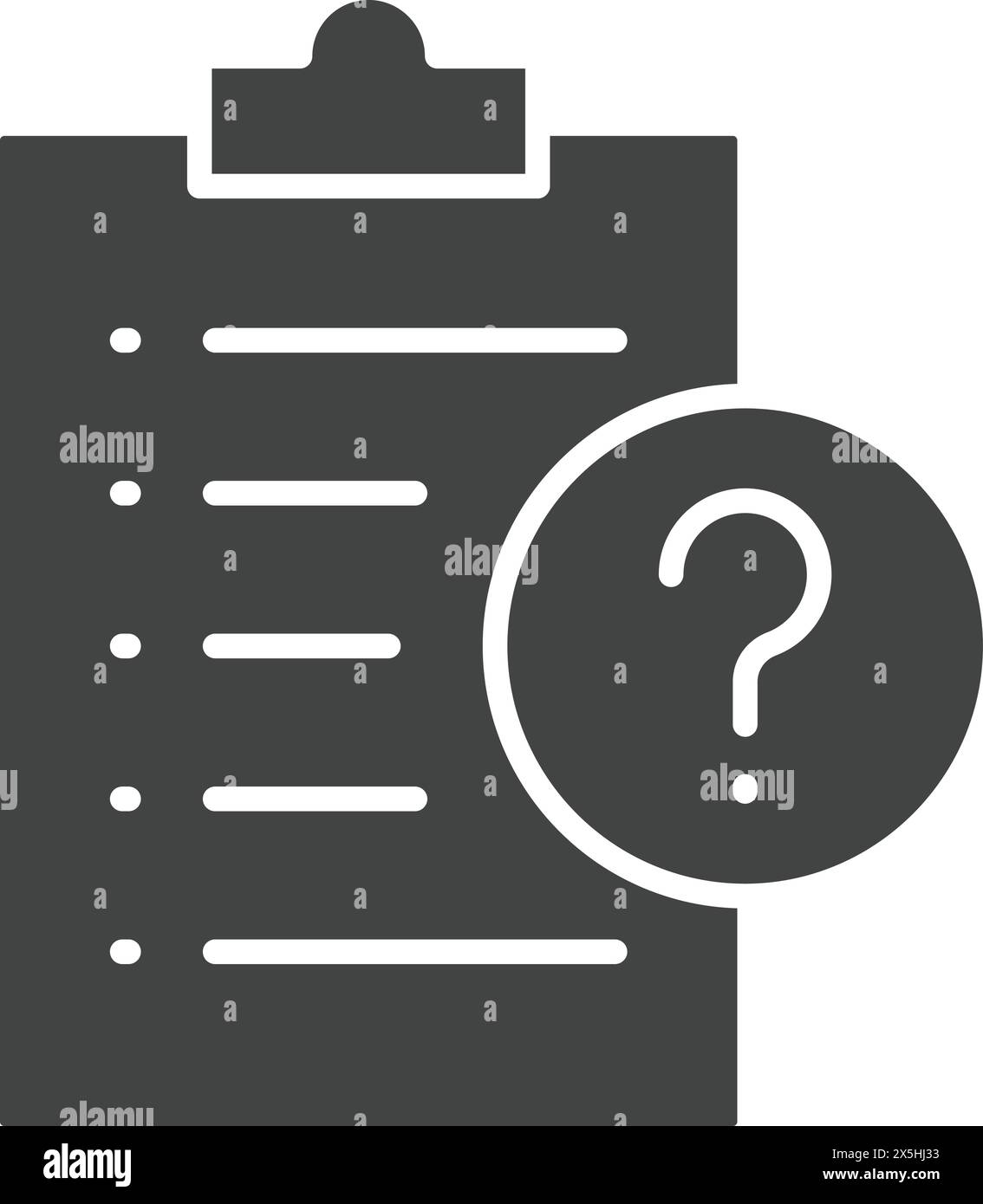 Questionnaire icon vector image. Suitable for mobile application web ...