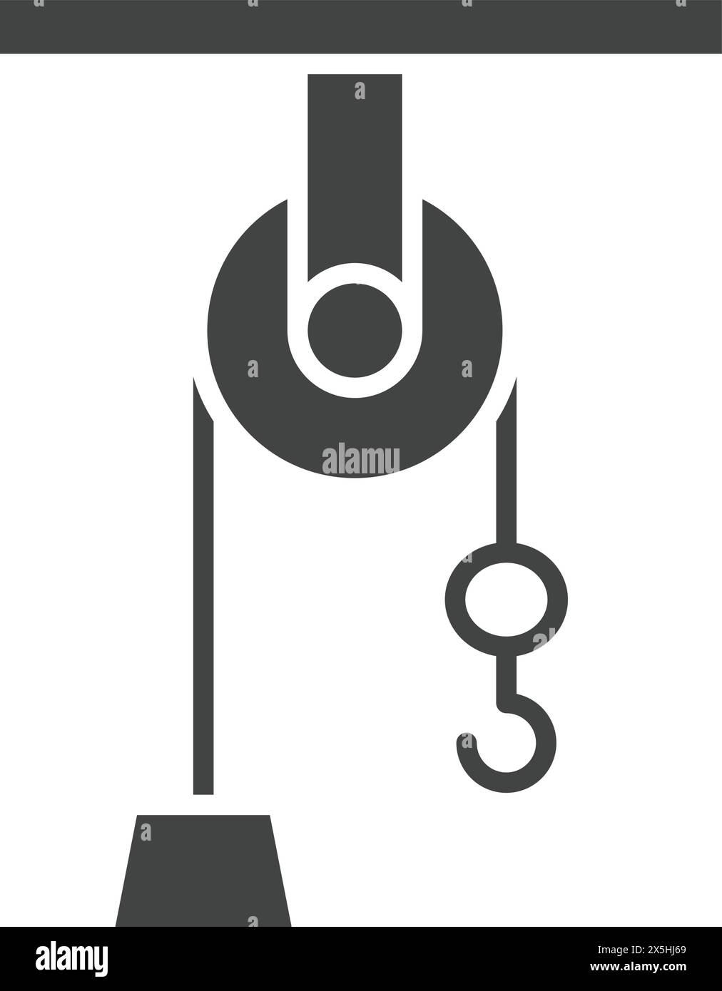 Pulley icon vector image. Suitable for mobile application web application and print media Stock ...