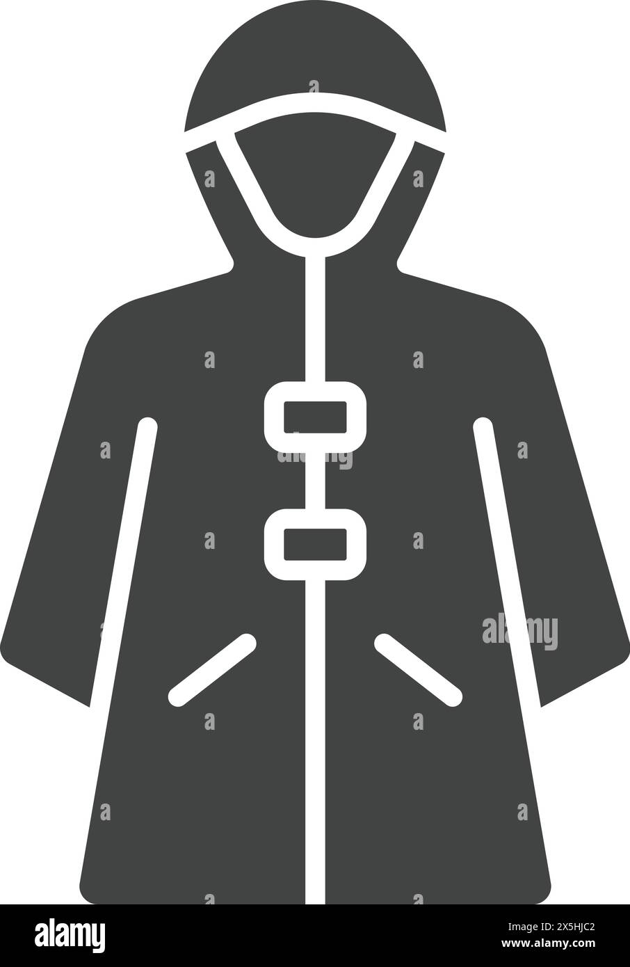 Raincoat icon vector image. Suitable for mobile application web ...
