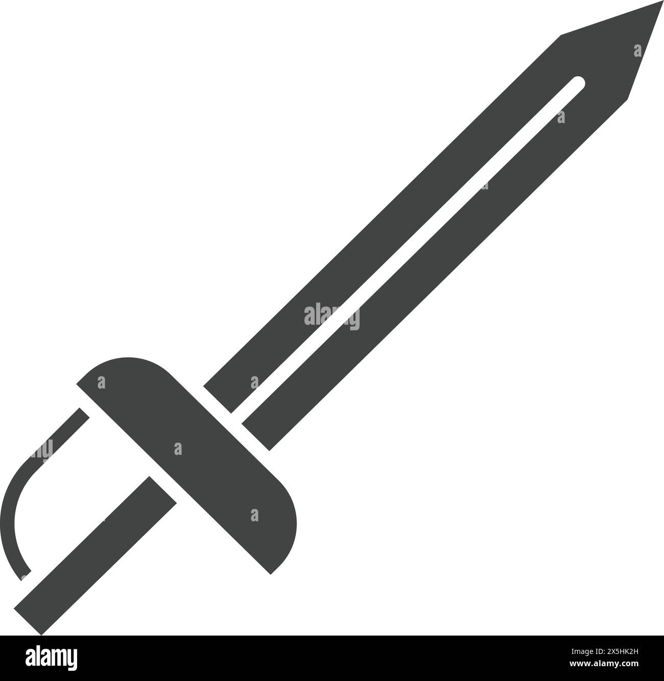 Rapier icon vector image. Suitable for mobile application web ...