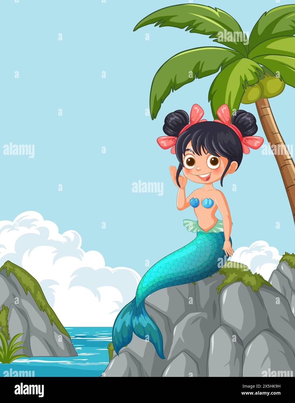 Young sitting on rocks Stock Vector Images - Alamy