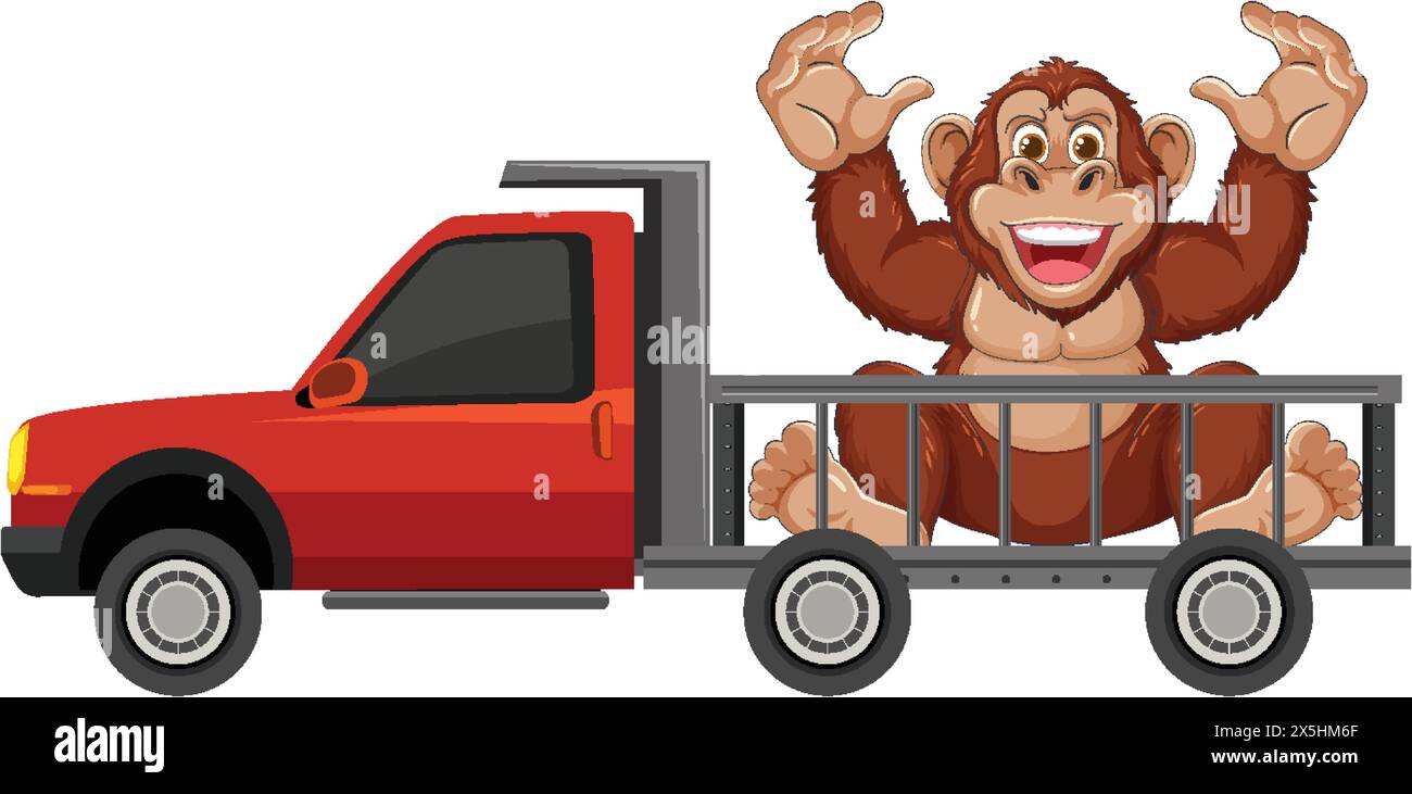 Primate cargo Stock Vector Images - Alamy