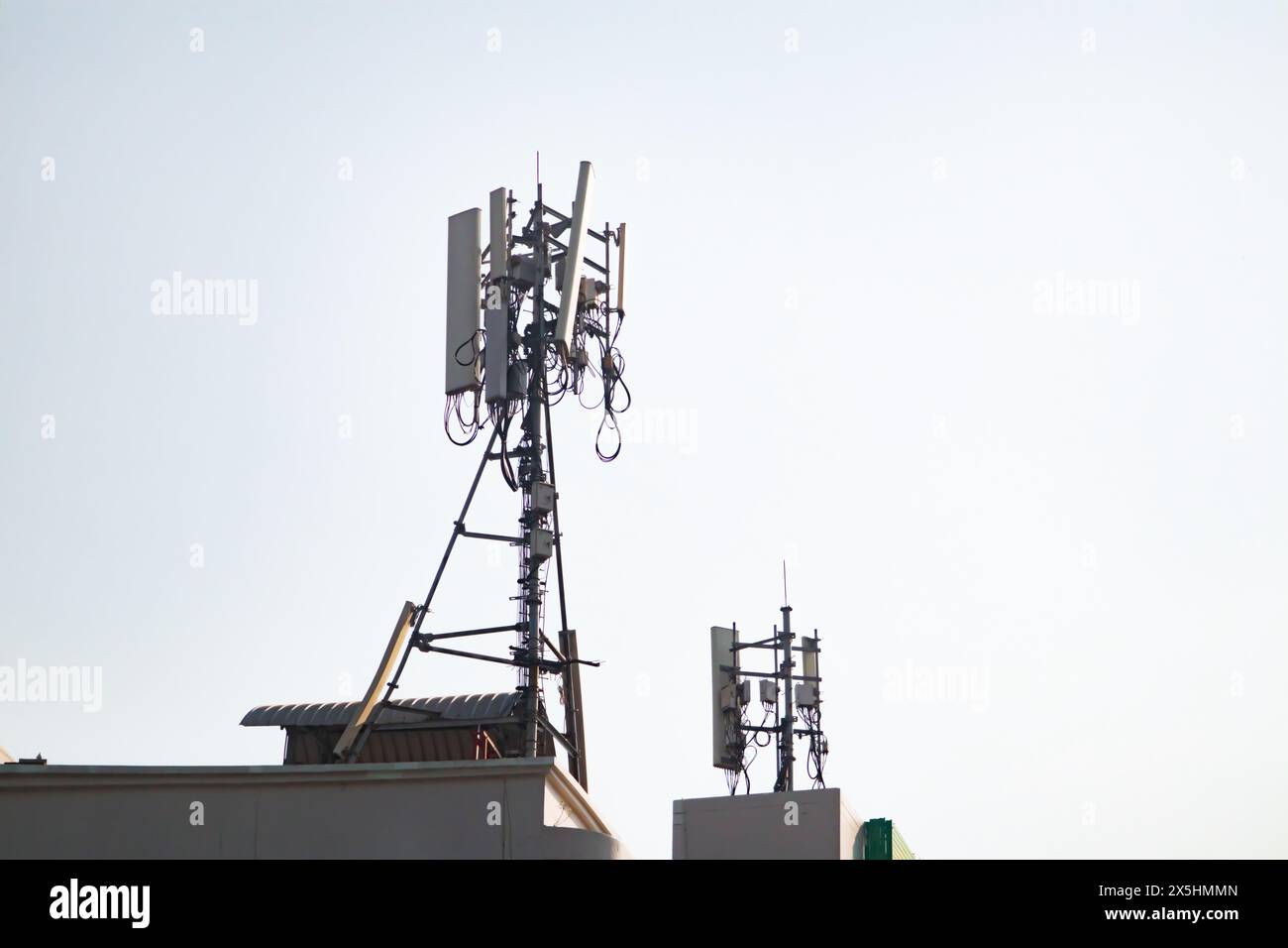 about the transmitter pole and receive module and the building Stock ...