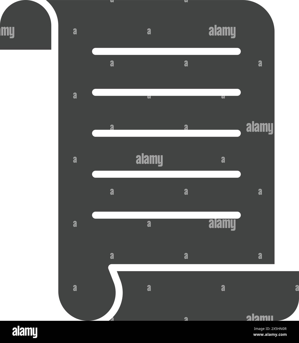 Scroll icon vector image. Suitable for mobile application web application and print media Stock ...