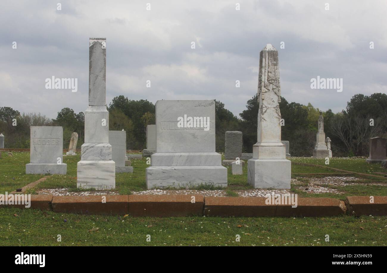 Troup TX - March 11, 2024: Historic Bradford Cemetery Located in Troup ...