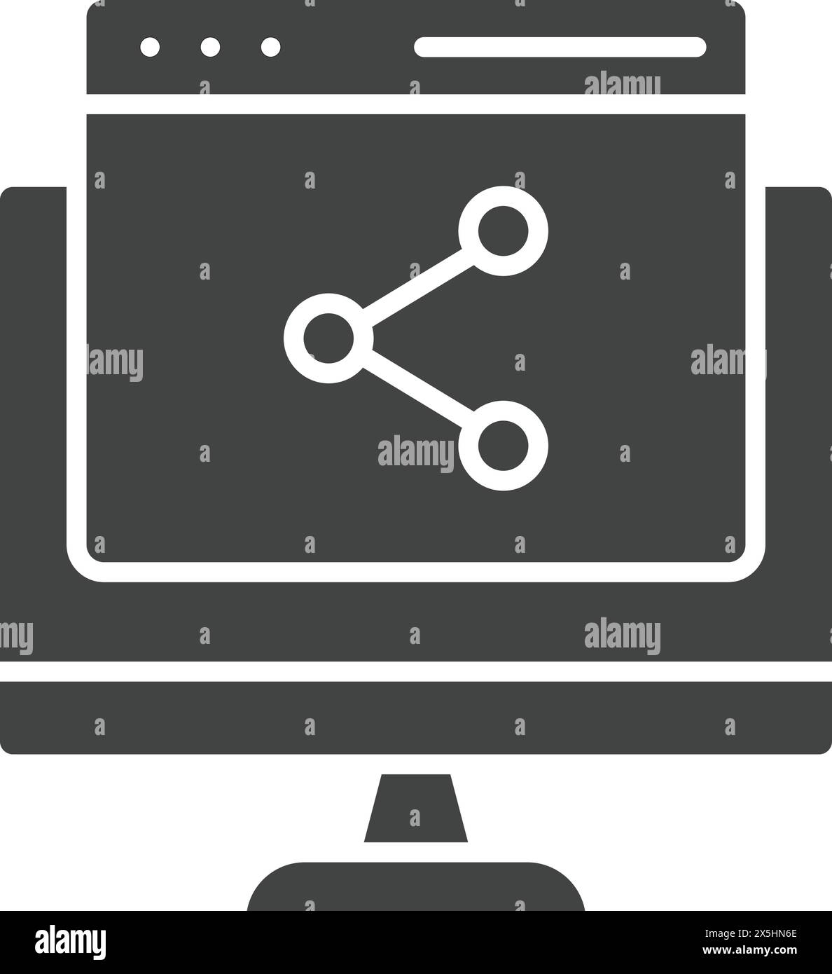 Sharing icon vector image. Suitable for mobile application web ...