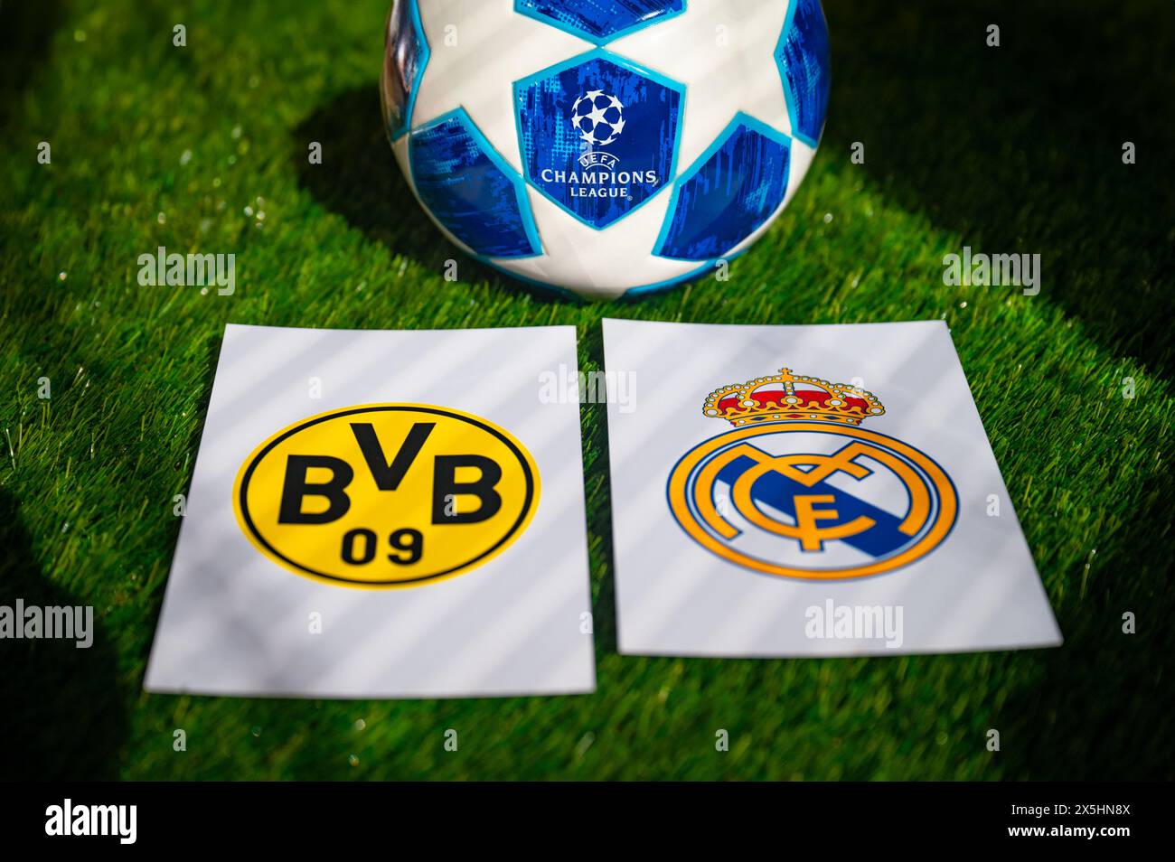 LONDON, ENGLAND, MAY 10, 2024: Borussia Dortmund (GER) vs Real Madrid ...