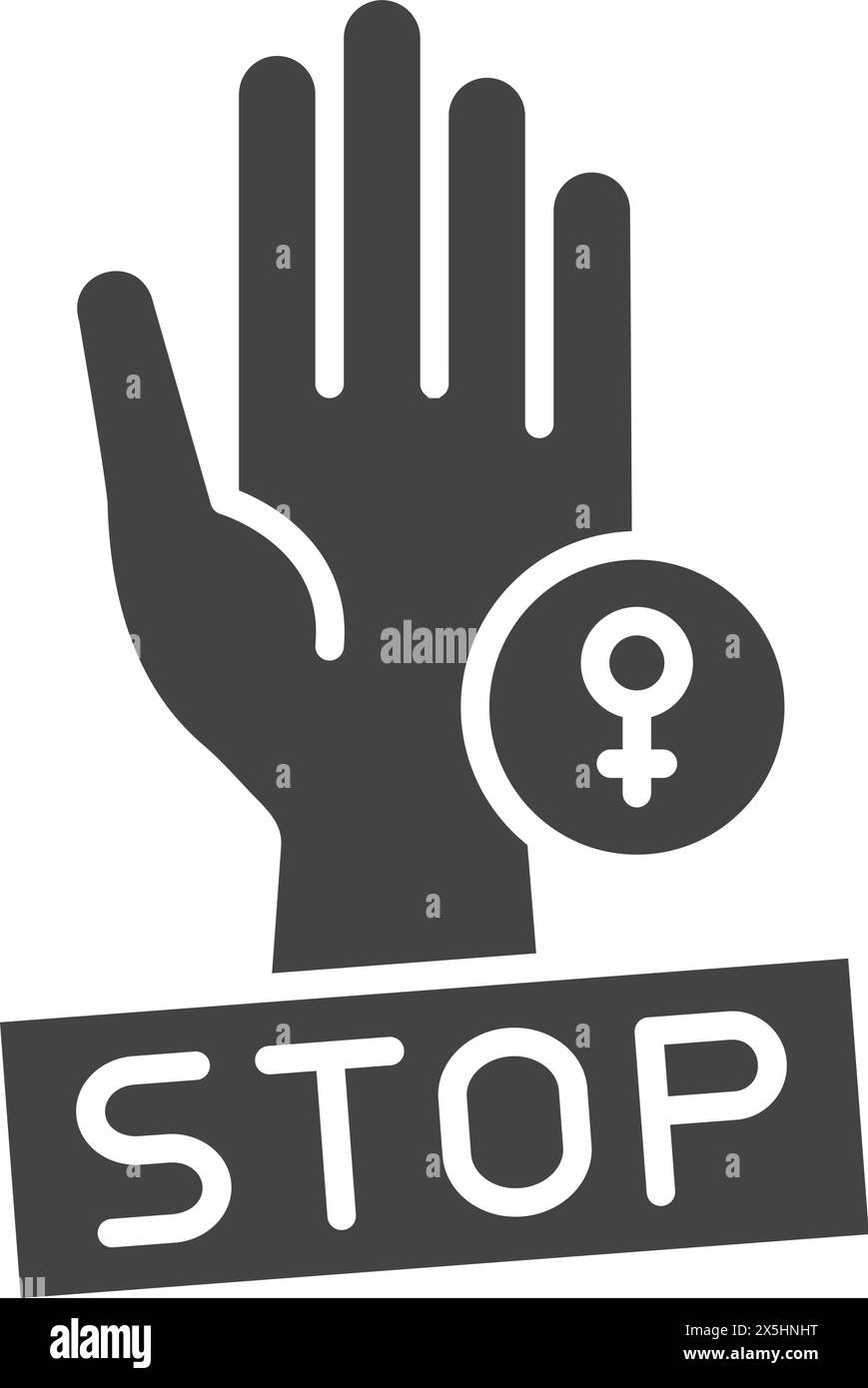 Stop Violence icon vector image. Suitable for mobile application web ...