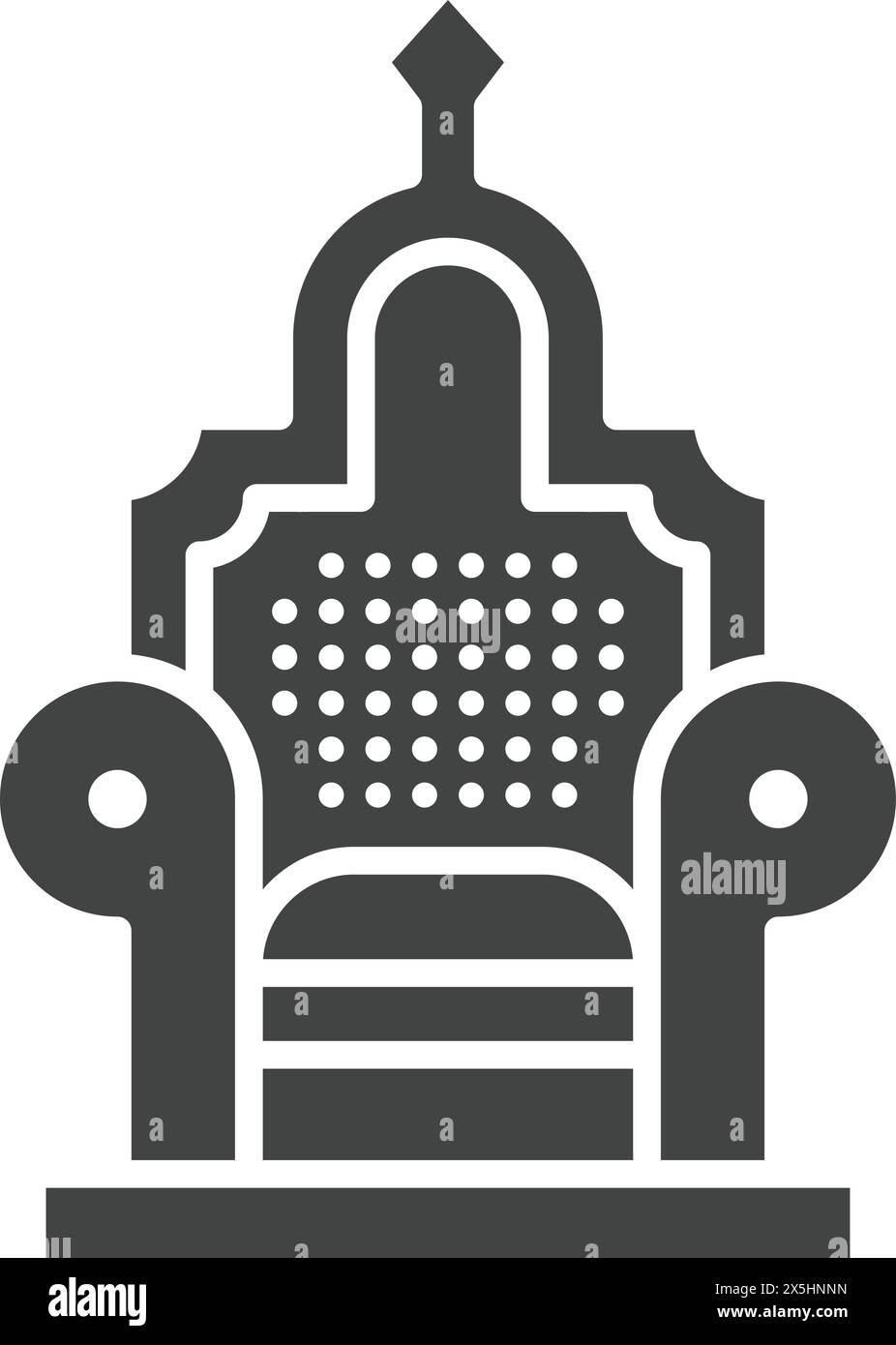 Throne icon vector image. Suitable for mobile application web ...