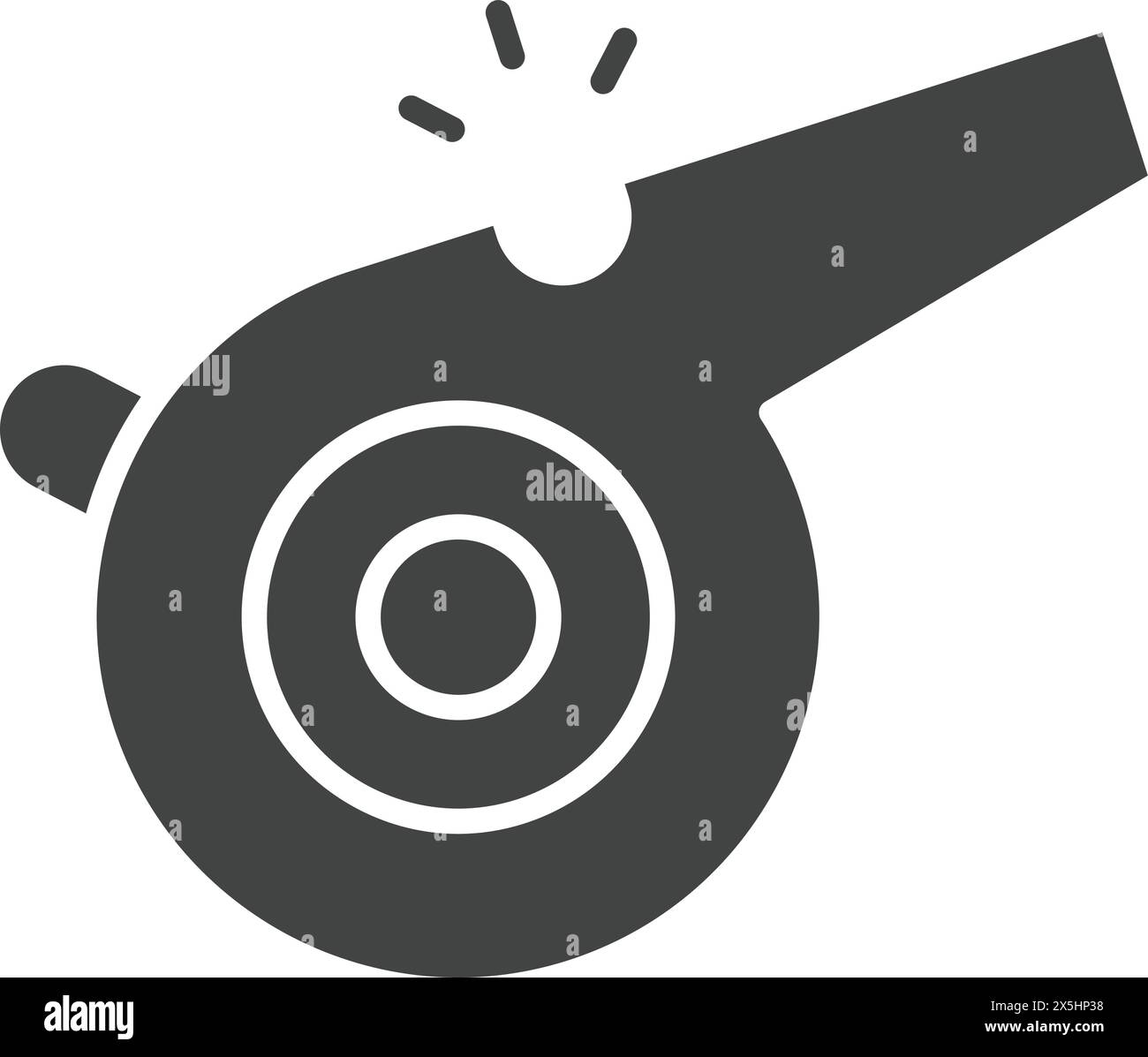 Whistle icon vector image. Suitable for mobile application web ...