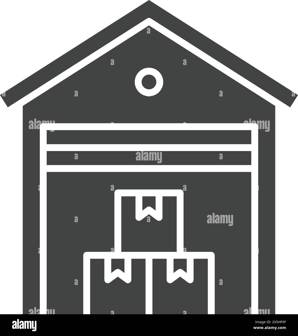 Warehouse icon vector image. Suitable for mobile application web ...
