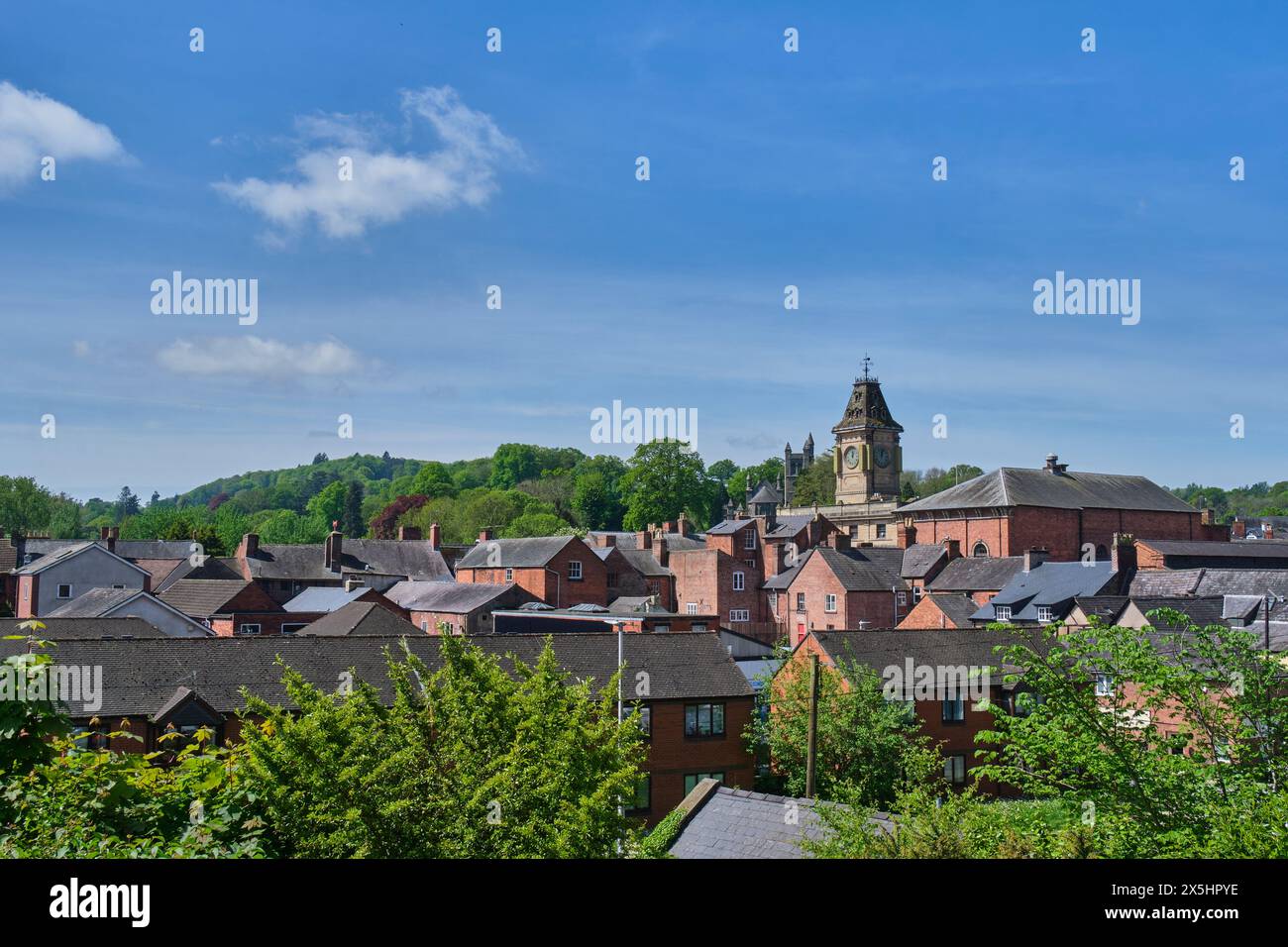 Welshpool, Powys, Wales Stock Photo - Alamy