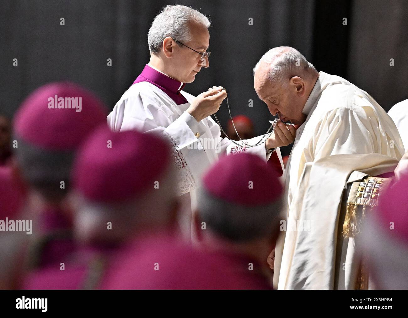 Pope Francis solemnly proclaims the upcoming Jubilee Year 2025 at a ...