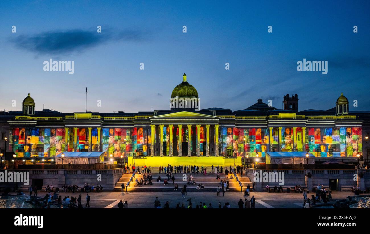 London, UK. 9th May, 2024. The National Gallery NG200 celebrations ...
