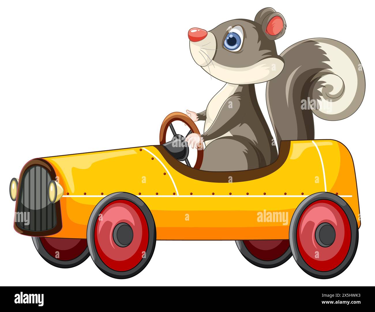 Children cartoon character squirrel Cut Out Stock Images & Pictures - Alamy