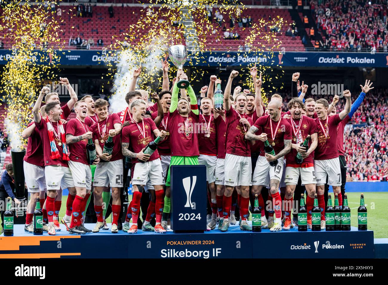 Copenhagen, Denmark. 09th, May 2024. Captain Nicolai Larsen (1) and the ...