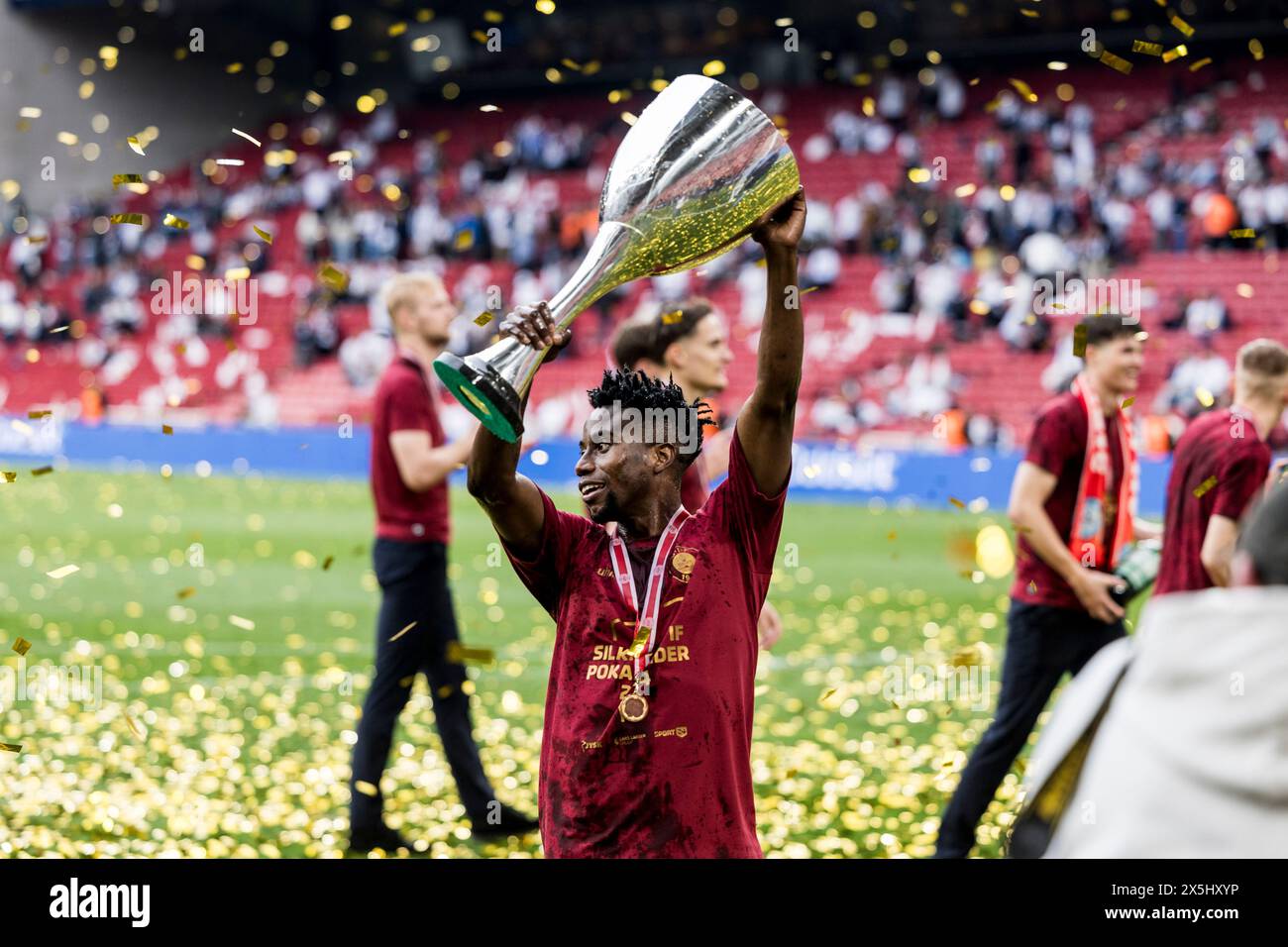 Copenhagen, Denmark. 09th, May 2024. Lubambo Musonda of Silkeborg IF ...