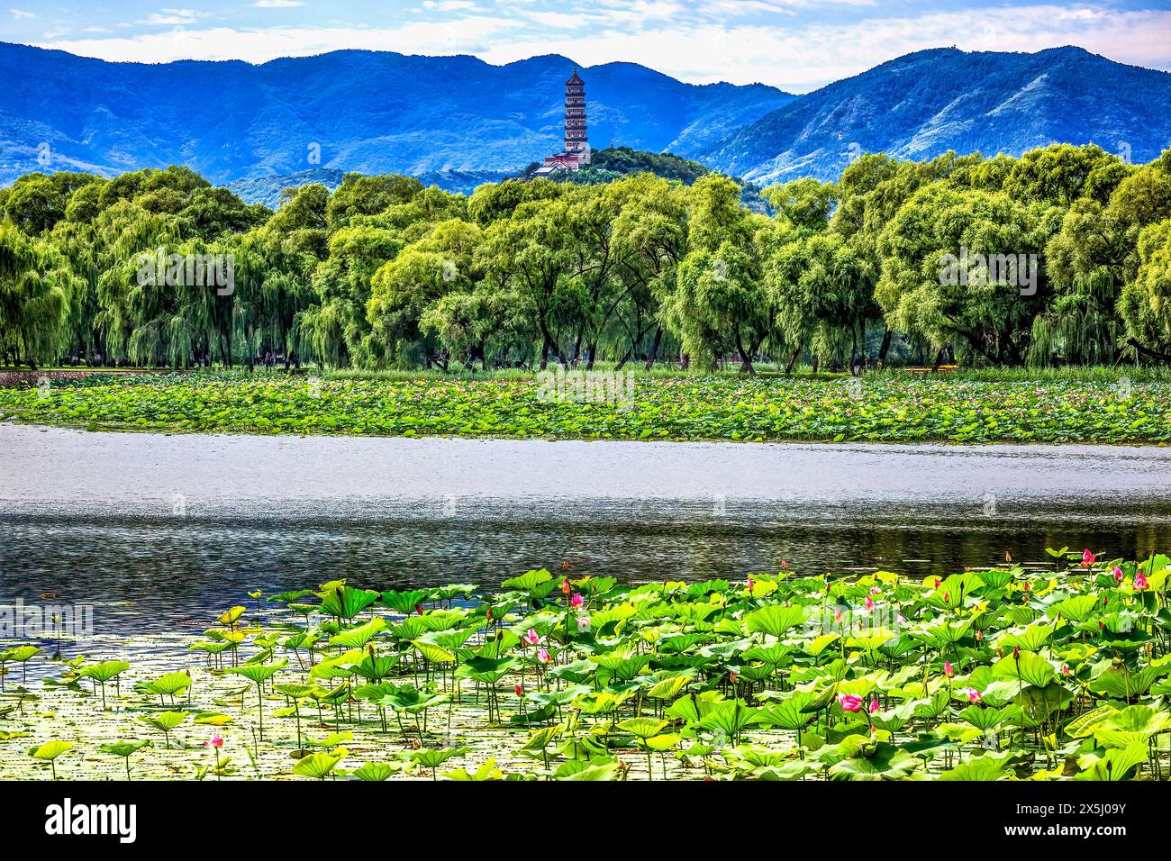 Yue Feng Pagoda, Summer Palace, Beijing, China Stock Photo - Alamy