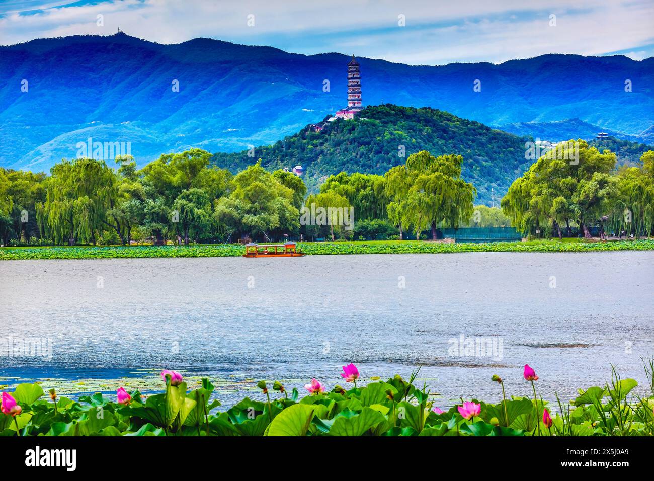 Yue Feng Pagoda, Summer Palace, Beijing, China Stock Photo - Alamy