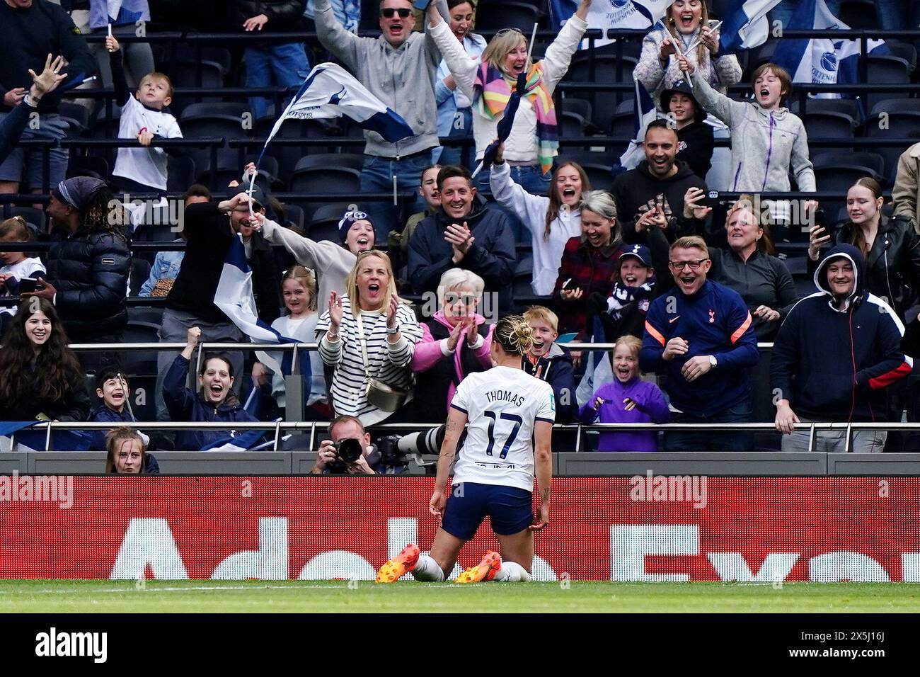File photo dated 14-04-2024 of Tottenham Hotspur's Martha Thomas ...