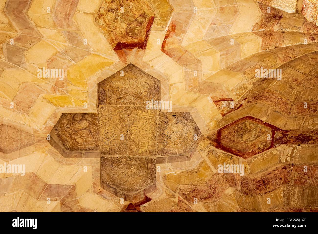 Israel, Jerusalem. Temple Mount, Wall decoration. Al-Aqsa Mosque ...