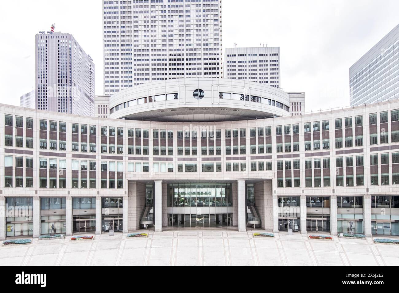 Japan, Tokyo, Shinjuku. Tokyo Metropolitan Legislature building Stock ...