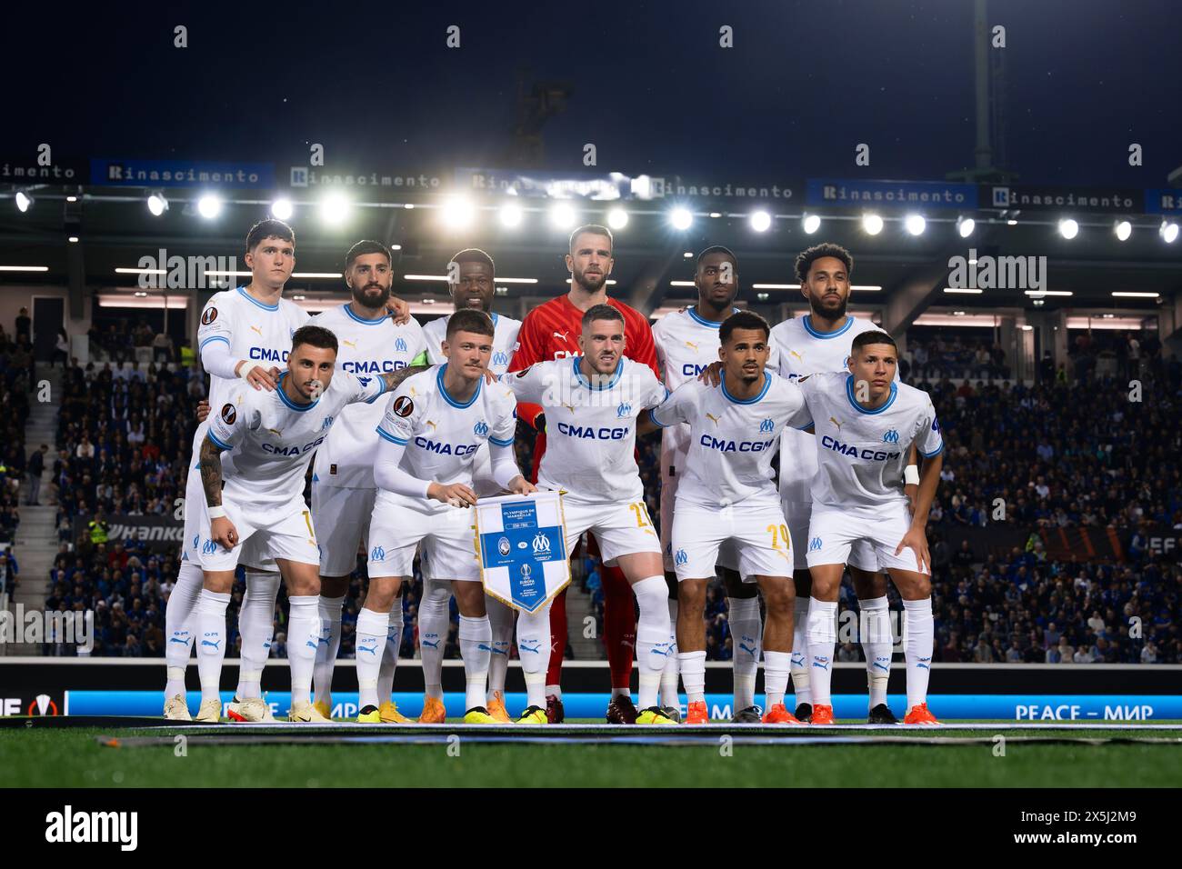 Olympique de marseille team 2024 hi-res stock photography and images ...