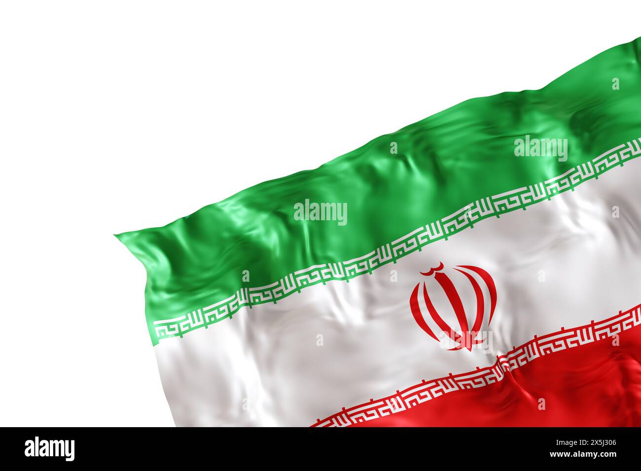 Flag iran iranian banner on hi-res stock photography and images - Alamy