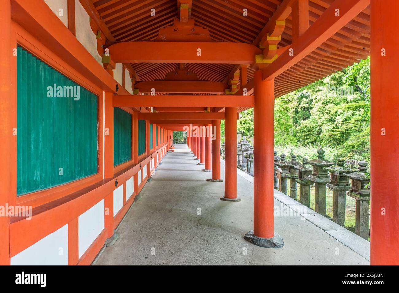 Japan, Nara. Kasuga Shrine Stock Photo - Alamy