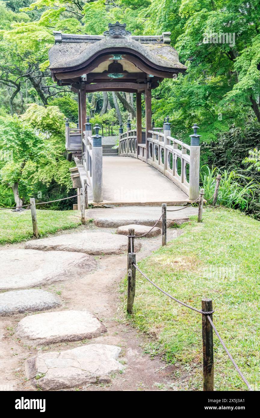 Japan, Yokohama. Sankei-en Garden Stock Photo - Alamy