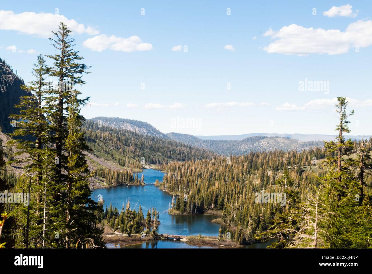 Aerial panoramic view mammoth lakes hi-res stock photography and images ...