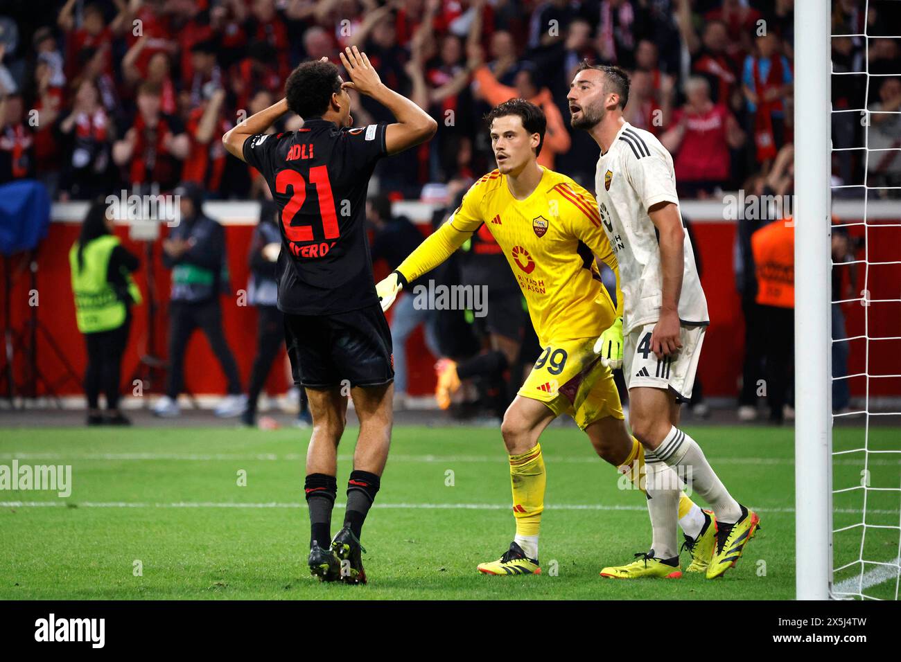 Leverkusen, Deutschland, UEFA Europa League, Bayer 04 Leverkusen : AS Roma 2-2 Halbfinale ...